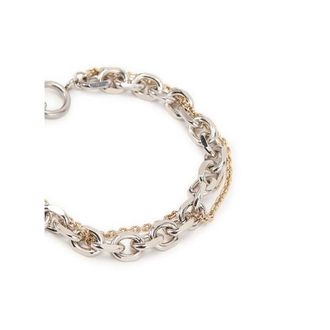 Justine Clenquet Bracelet double cha&icirc;ne Dana