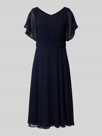 Vera Mont Knielanges Cocktailkleid im Stufen-Look