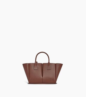 Le Tanneur Petit sac &agrave; main Elena en cuir grain&eacute;