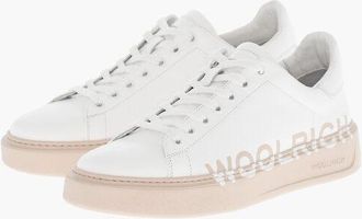 Woolrich Leather Low-Top Sneakers With Contrasting Sole size 41
