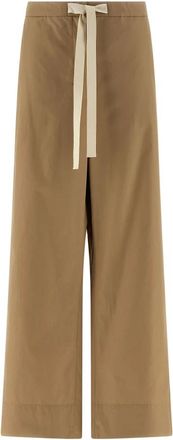 Max Mara Femme, Pantalons, Beige, Taille: 34 FR Smmargento Drawstring Pantalons