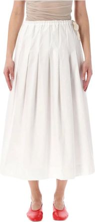 SOEUR Soeur, Femme, Jupes, Blanc, Taille: 36 FR Amalia Midi Skirt