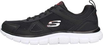 Skechers Track-Scloric 52631-BKRD, Herren Sneaker, Schwarz (Black 52631-BKRD), 46 EU (11.5 UK)