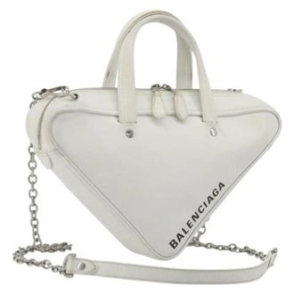 Balenciaga Pre-owned Vintage Hand Bag - - Pre-owned - Damen - Wei&szlig; - ONE SIZE
