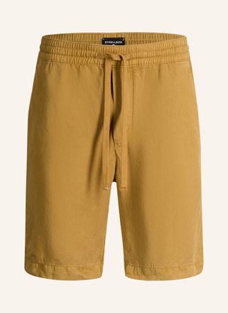 Strellson Shorts Kaji Relaxed Fit Mit Leinen gelb