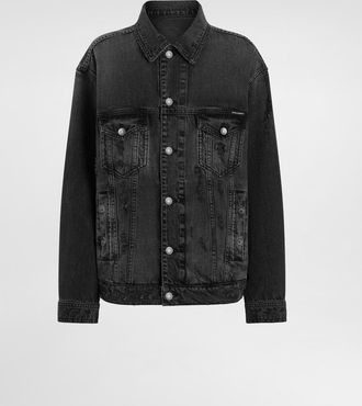 Dolce & Gabbana Jeansjacke - Frau Denim Mehrfarbig 38