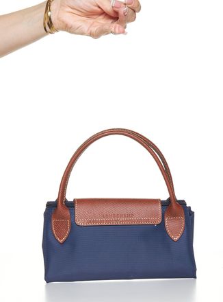 Longchamp Le Pliage Top Handle Bag - Navy
