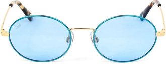 Web Eyewear Femme, Accessoires, Jaune, Taille: ONE Size We0255-32V Lunettes de soleil