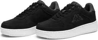 Kappa Unisex Logo MASERTA 4 Athletic Shoes, Black-Grey Dk, 36 EU