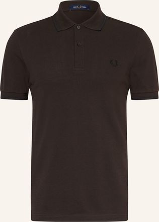 Fred Perry Piqu&eacute;-Poloshirt braun