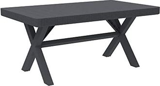 Red Deco gartentisch, Harz, grau, one Size