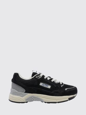 Autry Hyperway Low-Top-Sneakers aus Leder und Mesh mit gezackter Sohle