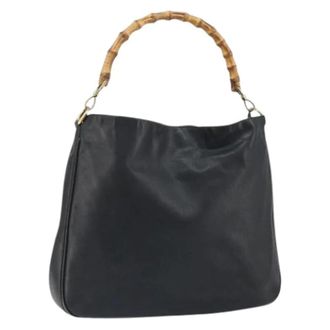 Gucci Pre-owned Vintage Lederhandtasche - - Pre-owned - Damen - Schwarzk - ONE SIZE