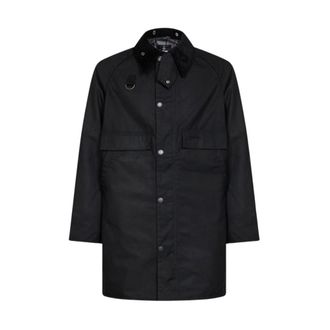 Barbour Long Spey Wachsjacke - - Jackets - Herren - Schwarzk - XS