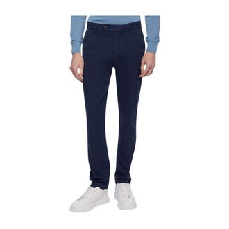 Brooks Brothers Homme, Pantalons, Bleu, Taille: W40 Chinos en coton stretch