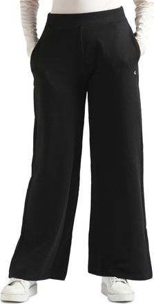 Calvin Klein Damen Jogginghose Embro Bagde Knit Pant Sweatpants, Schwarz (Ck Black), S