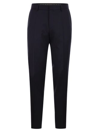 HUGO BOSS Pantalon Slim Fit En Laine Vierge Serge
