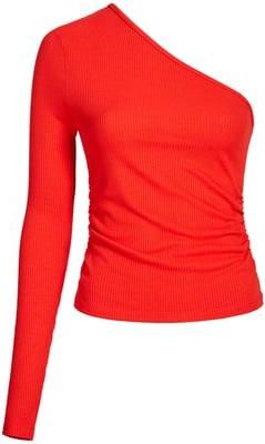 Topshop Asymmetrisches Top von Topshop in Rot