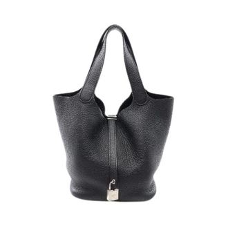 Herm&egrave;s Pre-owned Cuir sacs-main - Femme - Pre-owned - Noir - Taille: ONE Size