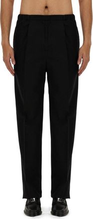 Fendi Virgin Wool Trousers - Black