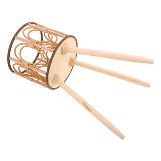 Hemoton Geflochtener Blumenst&auml;nder mit Stabilem Tragsystem 25cm Durchmesser Handgeflochtener Pflanzkorb f&uuml;r Innen und Au&szlig;enbereich Pflanzenhalter f&uuml;r Balkon u