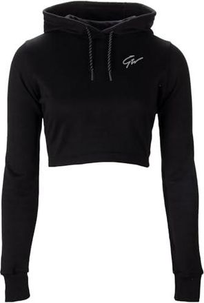 Gorilla Wear Pixley Crop Top Hoodie - Black - XS