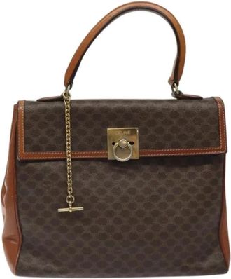 Celine Pre-owned Cuir sacs-main - Femme - Pre-owned - Brun - Taille: ONE Size