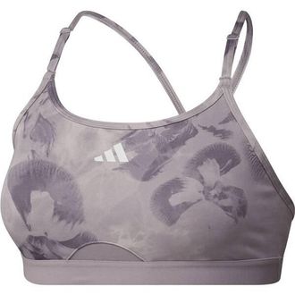 adidas Damen BH Aeroreact Training Essentials Light Support Tie-Dye Flower-Print