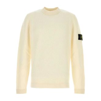 Stone Island Pullover aus Edelfaser-Garn - - Knitwear - Herren - Beige - XL
