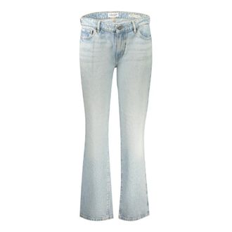 Guess G08 Gerades Jeans mit mittelhohem Bund - - Jeans - Damen - Blau - W27 L32