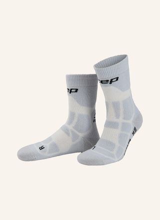 CEP Cep Trekking-Socken Hiking Max Cushion Compression Mid Cut Mit Merinowolle grau