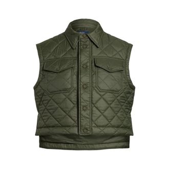 Ralph Lauren Parka Weste - - Jackets - Damen - Gr&uuml;n - M