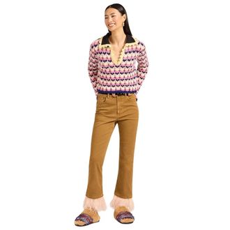 La DoubleJ Fancy Crop Jeans - - Trousers - Damen - Gr&uuml;n - W31