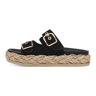 Tamaris Femme, Chaussures, Noir, Taille: 39 EU Mule en cuir