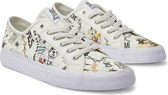 DC Dc Shoes Baskets manuelles pour Homme, Imprim&eacute; Blanc, 44 EU