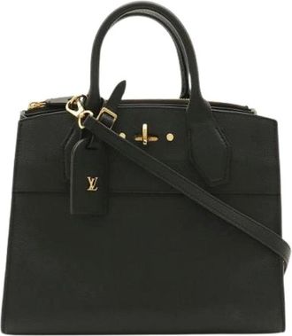 Louis Vuitton Pre-owned City Steamer PM Leather 2way Bag - Femme - Pre-owned - Noir - Taille: ONE Size