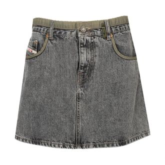 Diesel D4D Minirock - - Skirts - Damen - Grau - W30