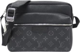 Louis Vuitton Pre-owned Taiga Llama Messenger Bag - Femme - Pre-owned - Noir - Taille: ONE Size