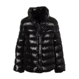 Fay Schwarze Steppjacke mit Hohem Kragen - - Jackets - Damen - Schwarzk - 2XL