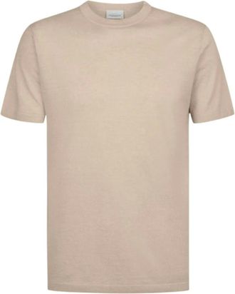 Profuomo Homme, Tops, Beige, Taille: 2XL T-shirt Col Rond SS