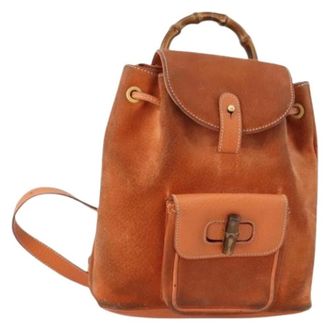 Gucci Pre-owned Vintage Rucksack - - Pre-owned - Damen - Braun - ONE SIZE