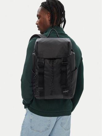 Calvin Klein Rucksack Rubberized Flap Backpack LV04D3479G Schwarz