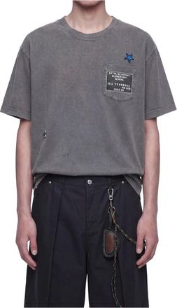 Song for the Mute Homme, Tops, Gris, Taille: L Sftm / Academy Vintage Tee