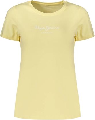 Pepe Jeans London New Virginia T-Shirt - - Tops - Damen - Gelb - XS