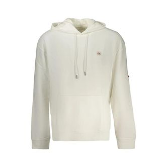Calvin Klein Calvin Klein Wei&szlig;er Baumwoll Herrenpullover - - Sweatshirts & Hoodies - Herren - Wei&szlig; - 2XL