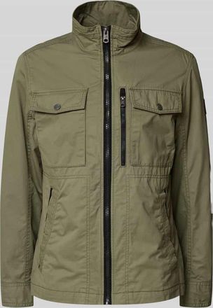 Tom Tailor Regular Fit Jacke aus reiner Baumwolle