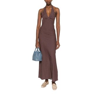 Faithfull The Brand Femme, Robes, Brun, Taille: 36 FR Robe Maxi Rosa