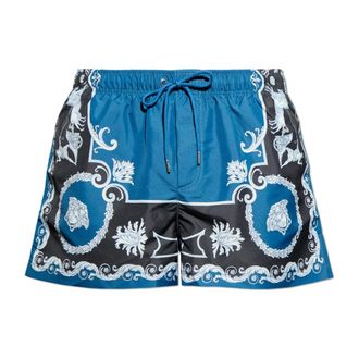 Versace Badeshorts mit Print - - Swimwear - Herren - Blau - 3XL