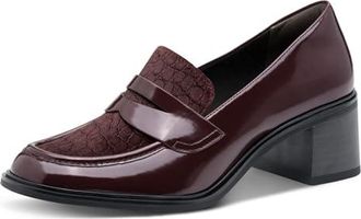 Tamaris Chaussons v&eacute;g&eacute;taliens pour Femme, Merlot Comb, 39 EU