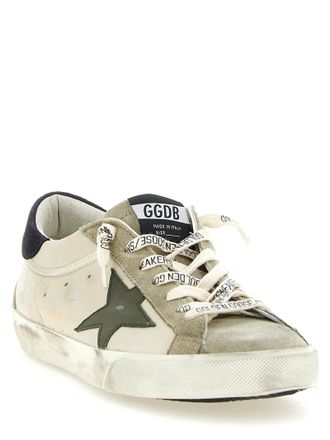 Golden Goose Mens Multicolor Cowhide Low Top Sneakers